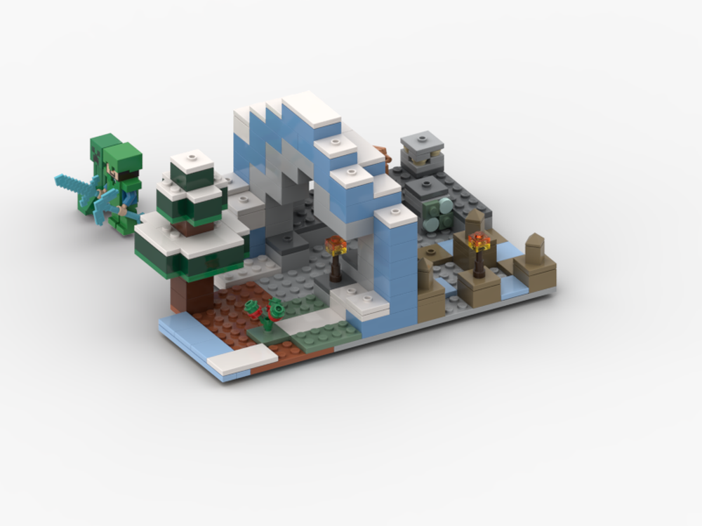 LEGO MOC ice cave by thibou1234 | Rebrickable - Build with LEGO