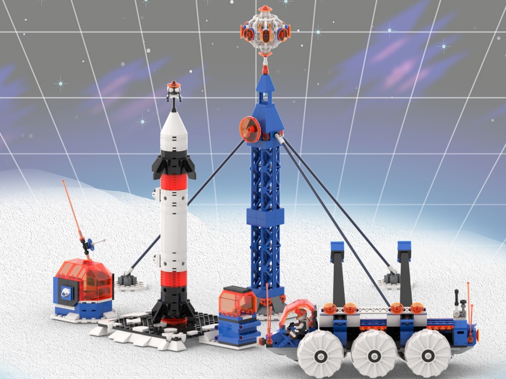 LEGO MOC Ice Planet Rocket Launch Playset by Thomus_Bean | Rebrickable ...