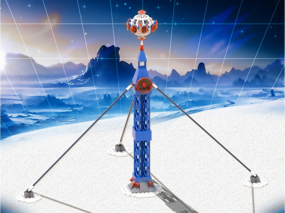 Lego Moc Ice Planet Rocket Launch Playset By Thomusbean Rebrickable