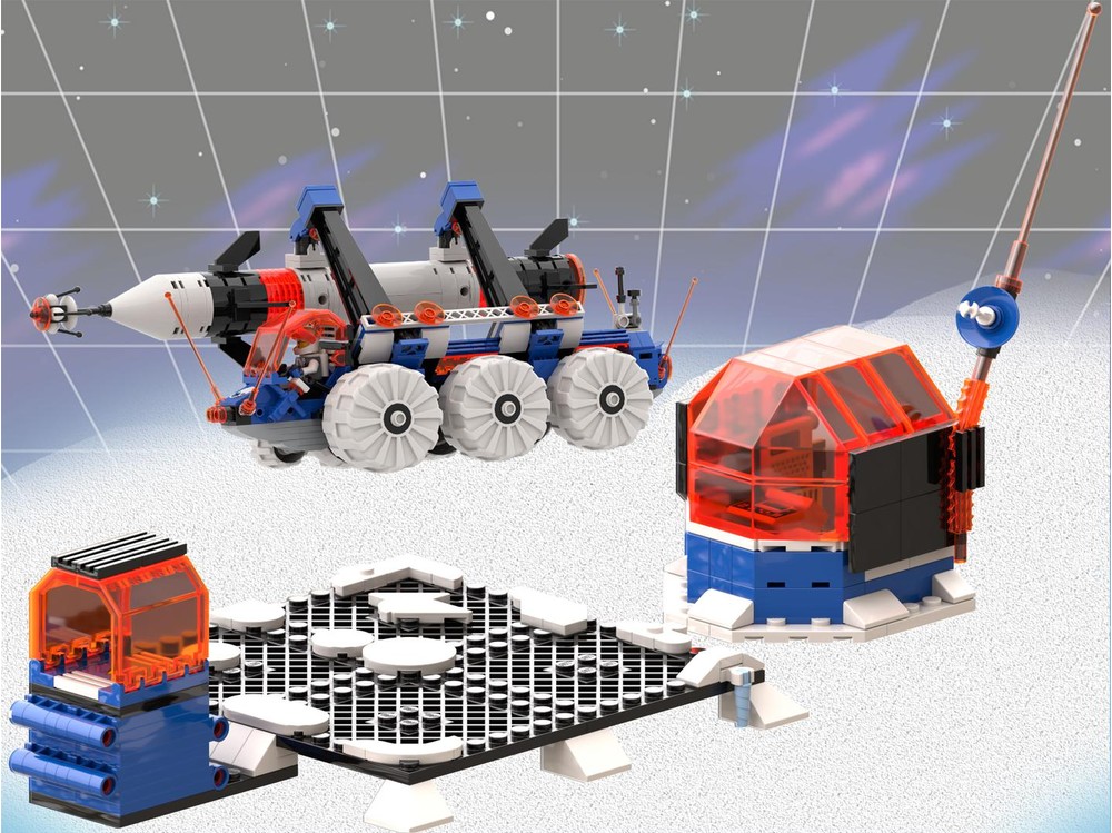 LEGO MOC Ice Planet Rocket Launch Playset by Thomus_Bean | Rebrickable ...