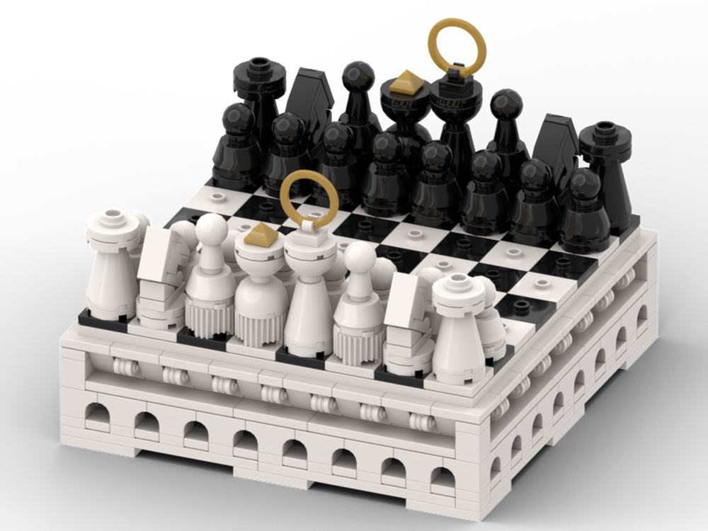 LEGO MOC Mini Chess Set by datlegoman | Rebrickable - Build with LEGO