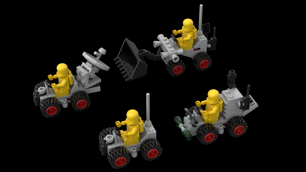 LEGO MOC Classic Space Reimagined: Collection 1 - Space Vehicles (886 ...