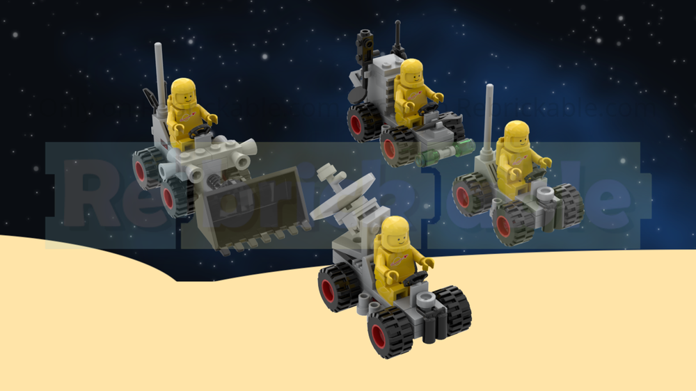 LEGO MOC Classic Space Reimagined: Collection 1 - Space Vehicles (886 ...