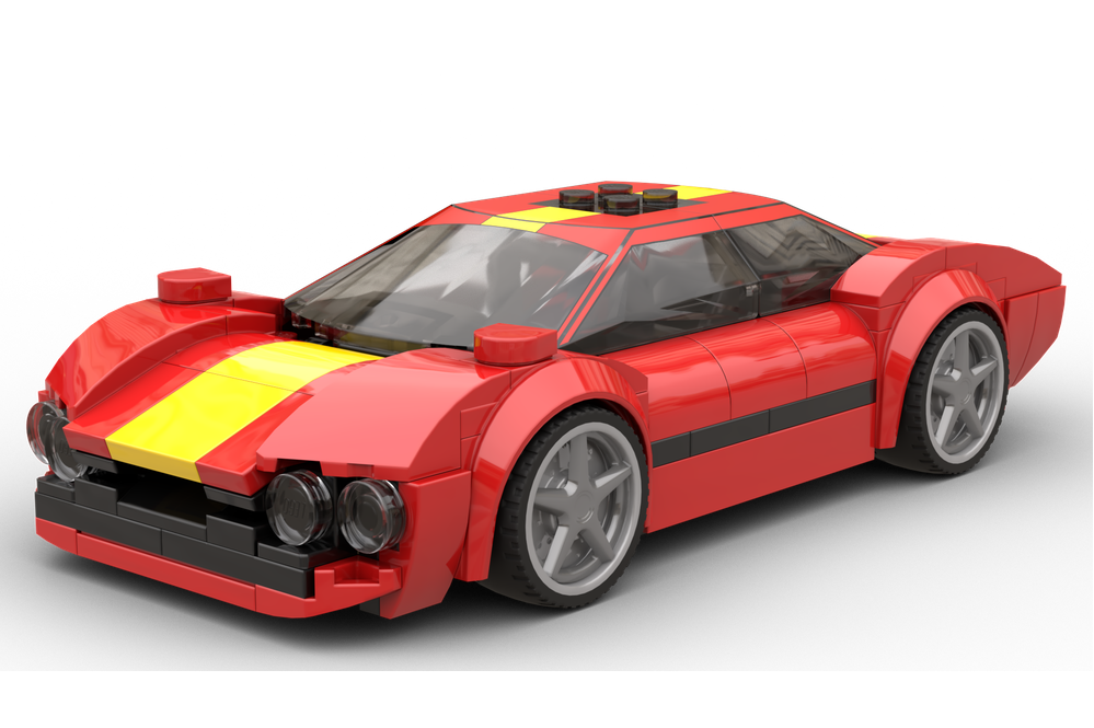 LEGO MOC Italian four-seater sportcar by VoidSerpent | Rebrickable - Build with LEGO
