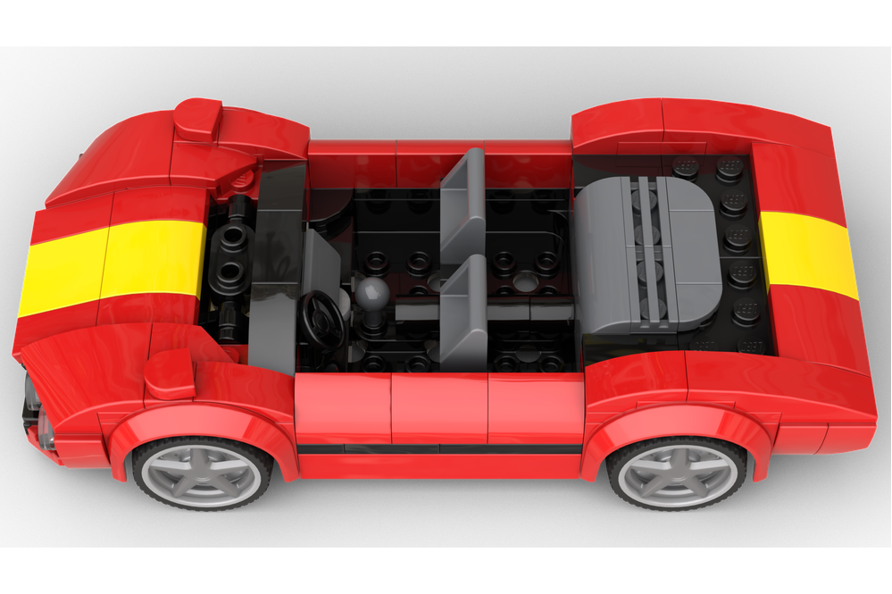 LEGO MOC Italian four-seater sportcar by VoidSerpent | Rebrickable - Build with LEGO