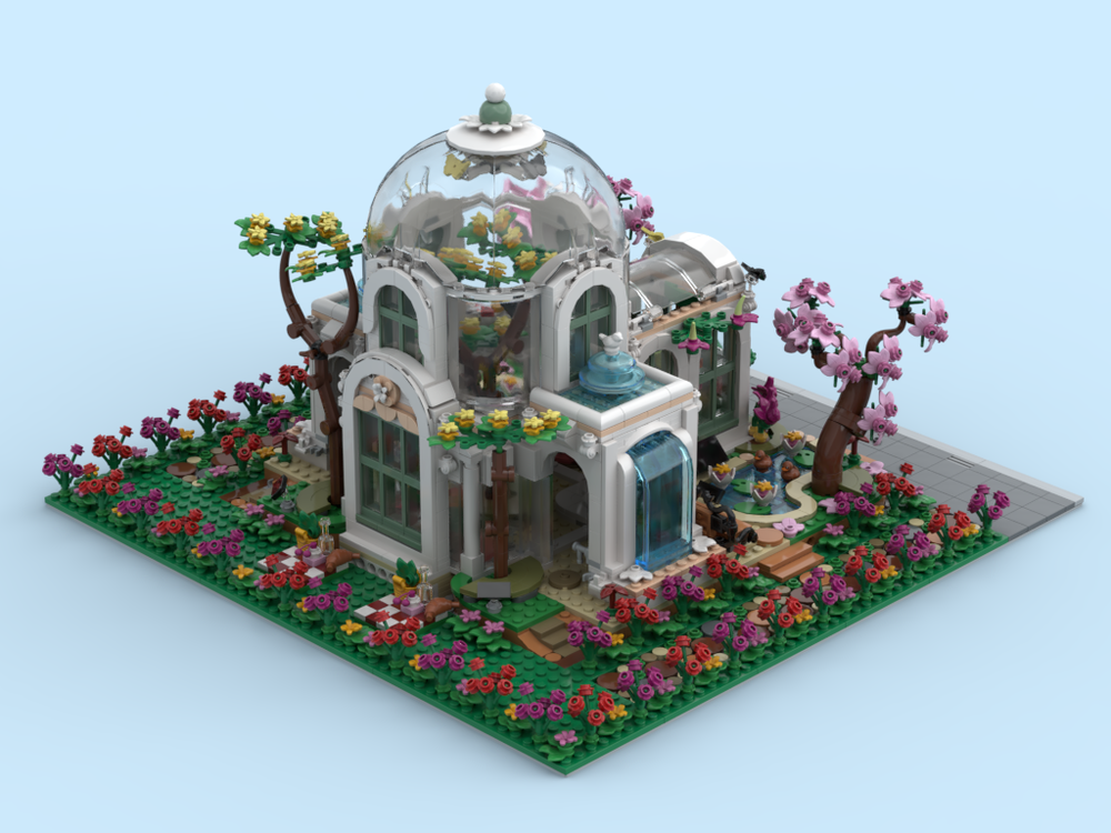 LEGO MOC-151049 48x48 Base for Modular Botanical Garden by Brick ...
