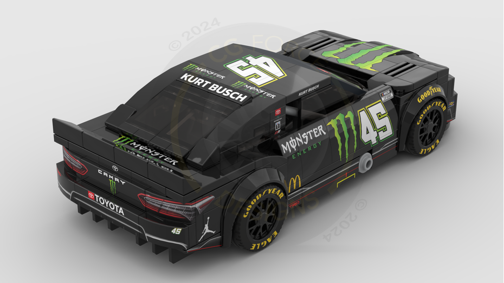 Lego Moc Nascar 2022 23xi Busch By Cgforcedesigns Rebrickable Build