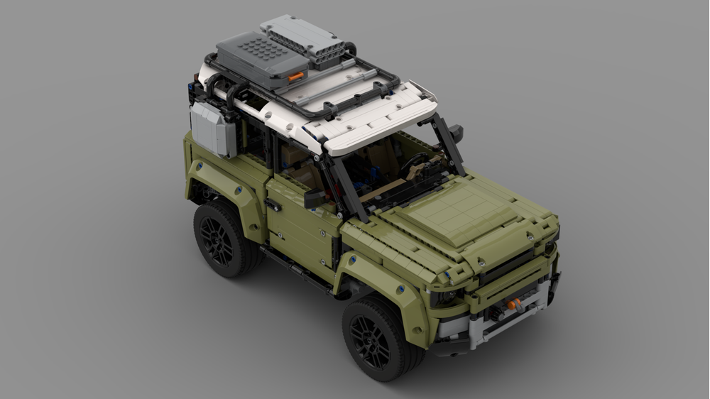 LEGO MOC-151087 RC Land Rover Defender by Grohl 2.0 (42110 + 42099) by ...