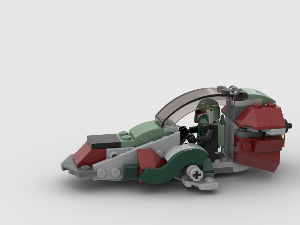 Lego Moc Boba Fetts Speederbike By Magicjohnson Rebrickable Build