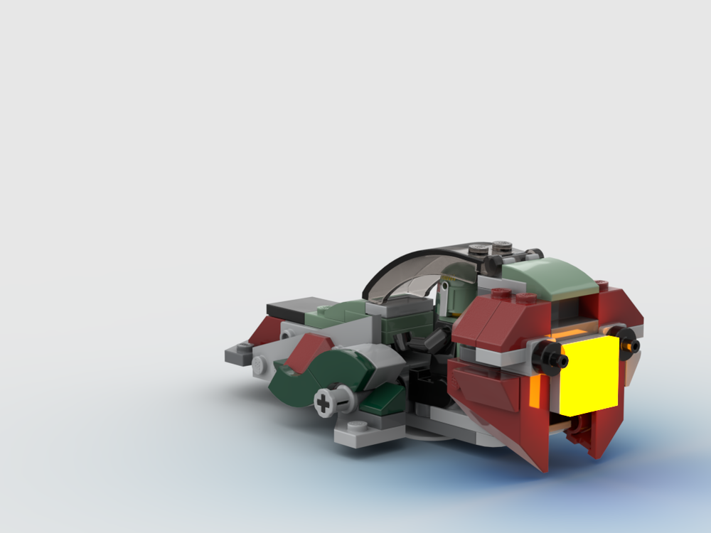 Lego Moc Boba Fetts Speederbike By Magicjohnson Rebrickable Build