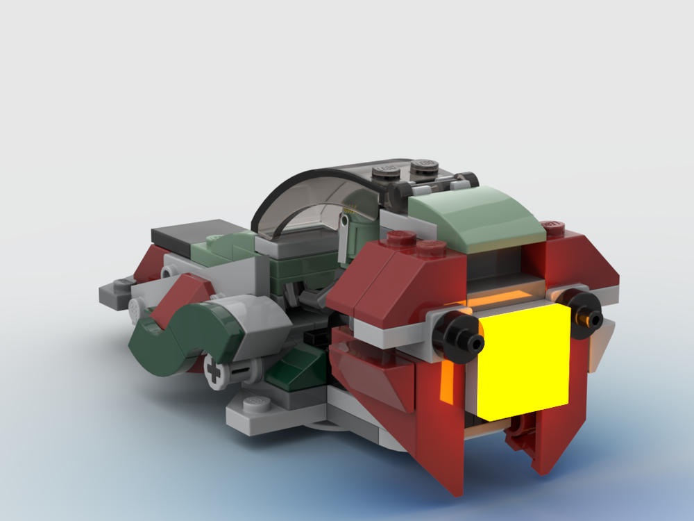 Lego Moc Boba Fetts Speederbike By Magicjohnson Rebrickable Build