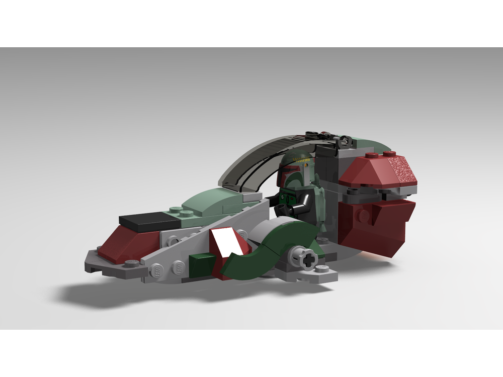 Lego Moc Boba Fetts Speederbike By Magicjohnson Rebrickable Build