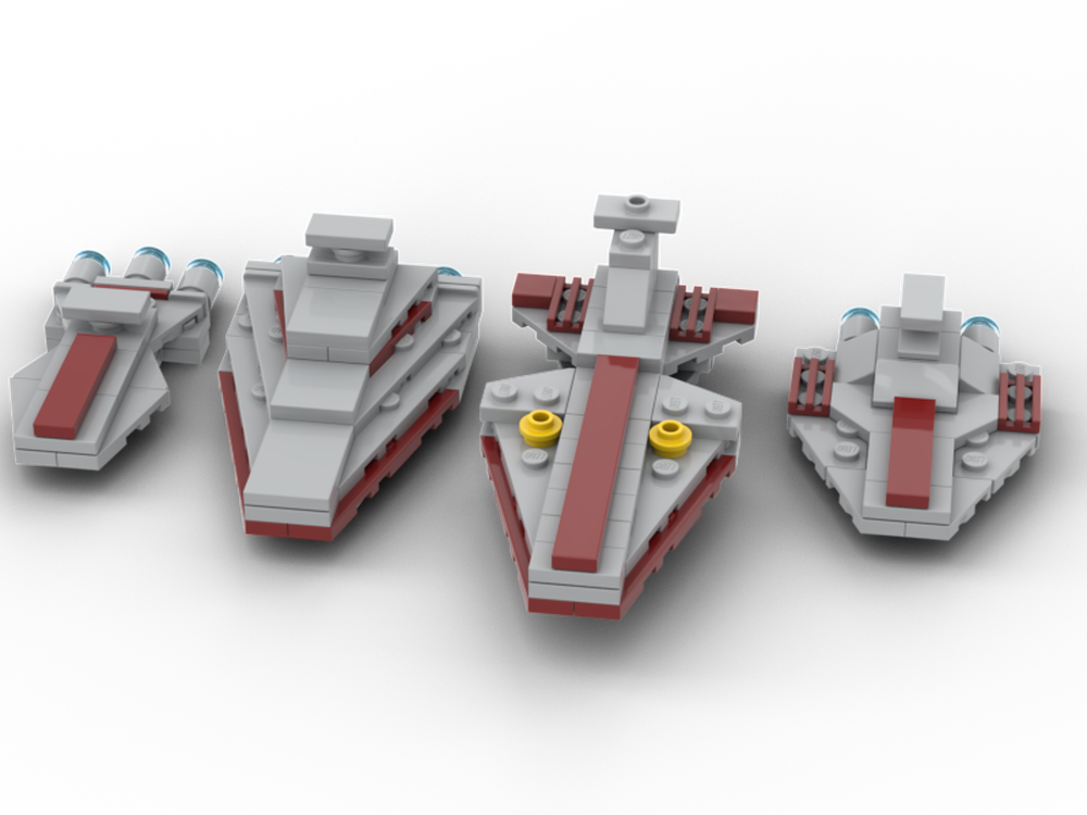 LEGO MOC Republic Fleet - Micro by MrMarg | Rebrickable - Build with LEGO