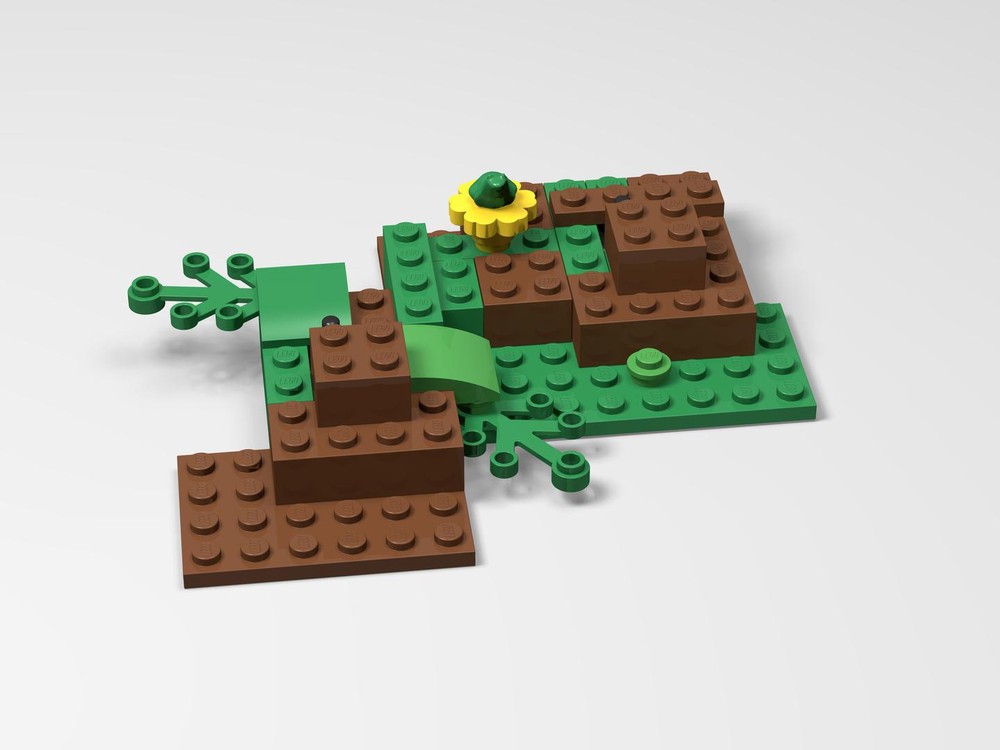 LEGO MOC Flower Stand - Mini Garden by Martin_B09 | Rebrickable - Build ...