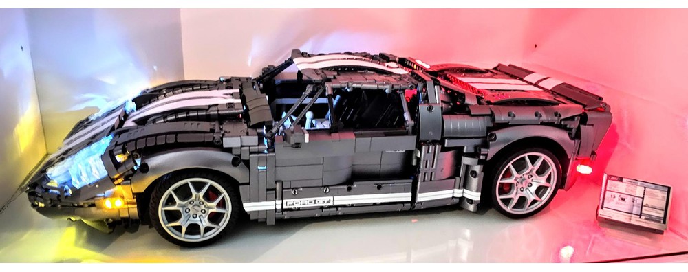 LEGO MOC Ford GT (1st Gen) 1:8 by ElliL3go | Rebrickable - Build with LEGO