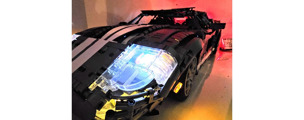 LEGO MOC Ford GT (1st Gen) 1:8 by ElliL3go | Rebrickable - Build with LEGO