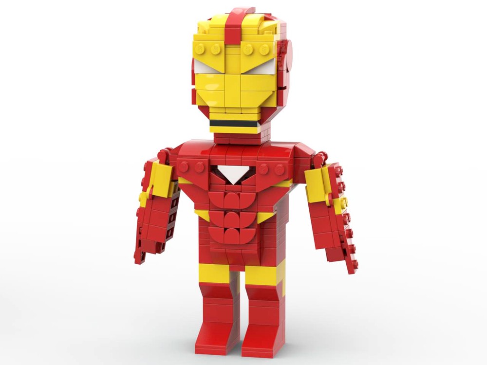 LEGO MOC Iron Man Lego Figure by LittlebricksHeroes | Rebrickable ...