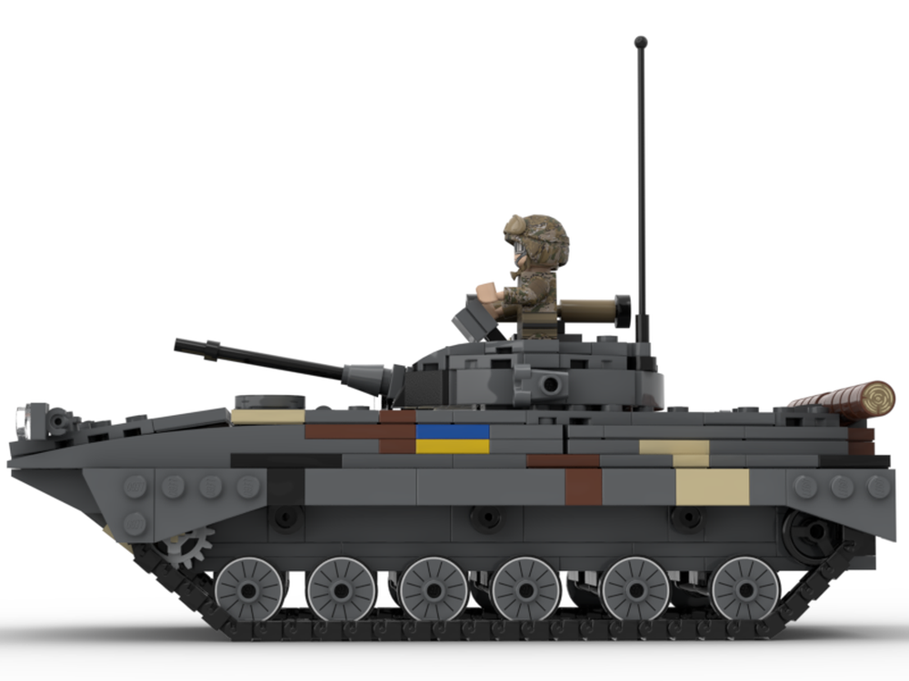 Lego Moc Ukrainian Bmp 2 By Gunsofbrickston Rebrickable Build With Lego