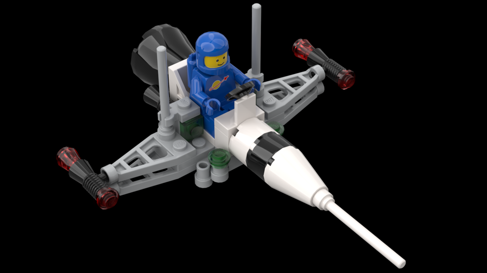 LEGO MOC Classic Space Reimagined: Space Dart 6824 by watson.lego ...