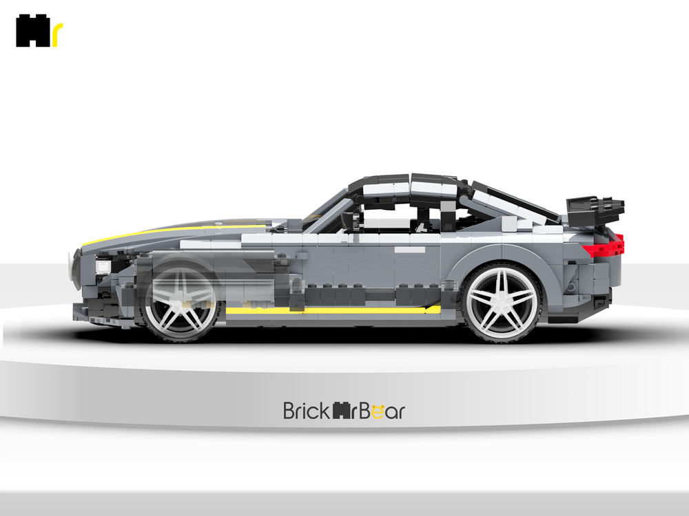 Lego Moc Mercedes Amg Gtr By Brickmrbear Rebrickable Build With Lego