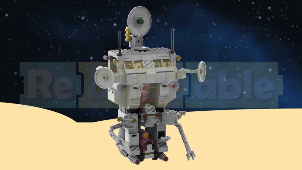 LEGO MOC Classic Space Reimagined: Robot Command Centre (6951) by ...