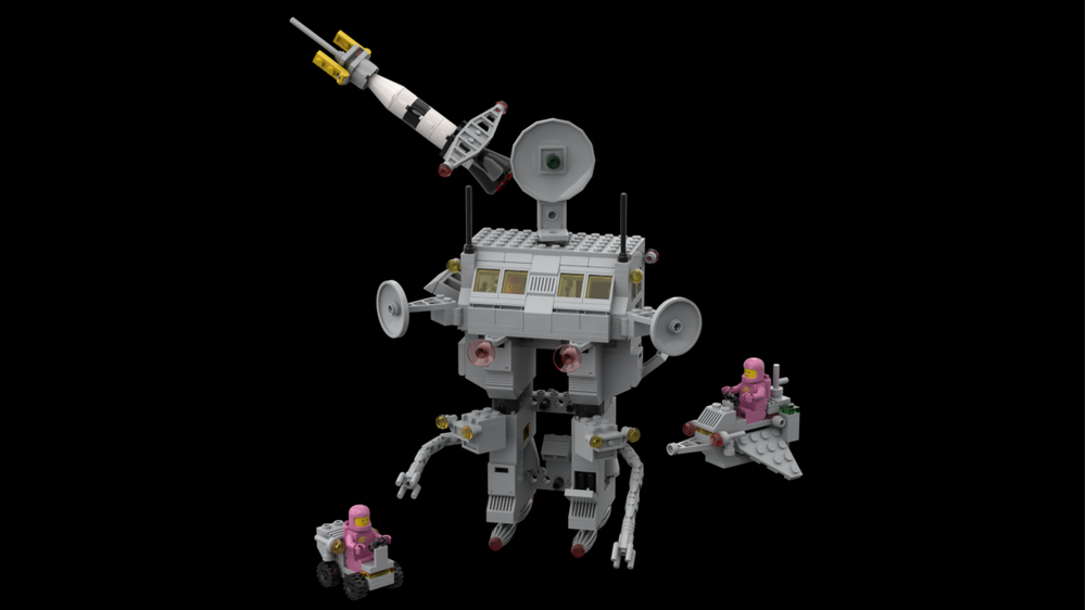 Lego Moc Classic Space Reimagined Robot Command Centre 6951 By