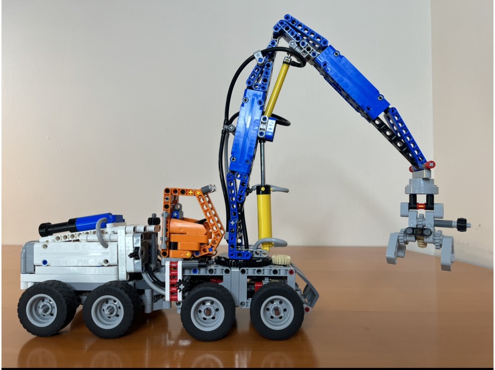 Lego Moc Timber Harvester By Building With Bricks Rebrickable Build