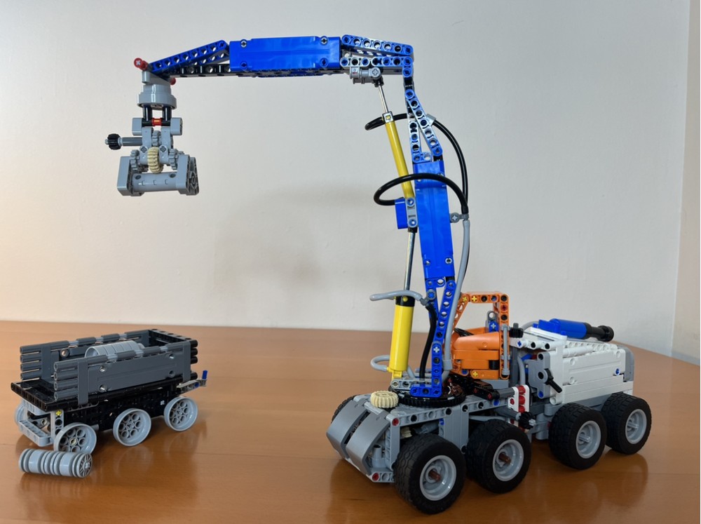 LEGO MOC Timber Harvester by Building with bricks | Rebrickable - Build ...