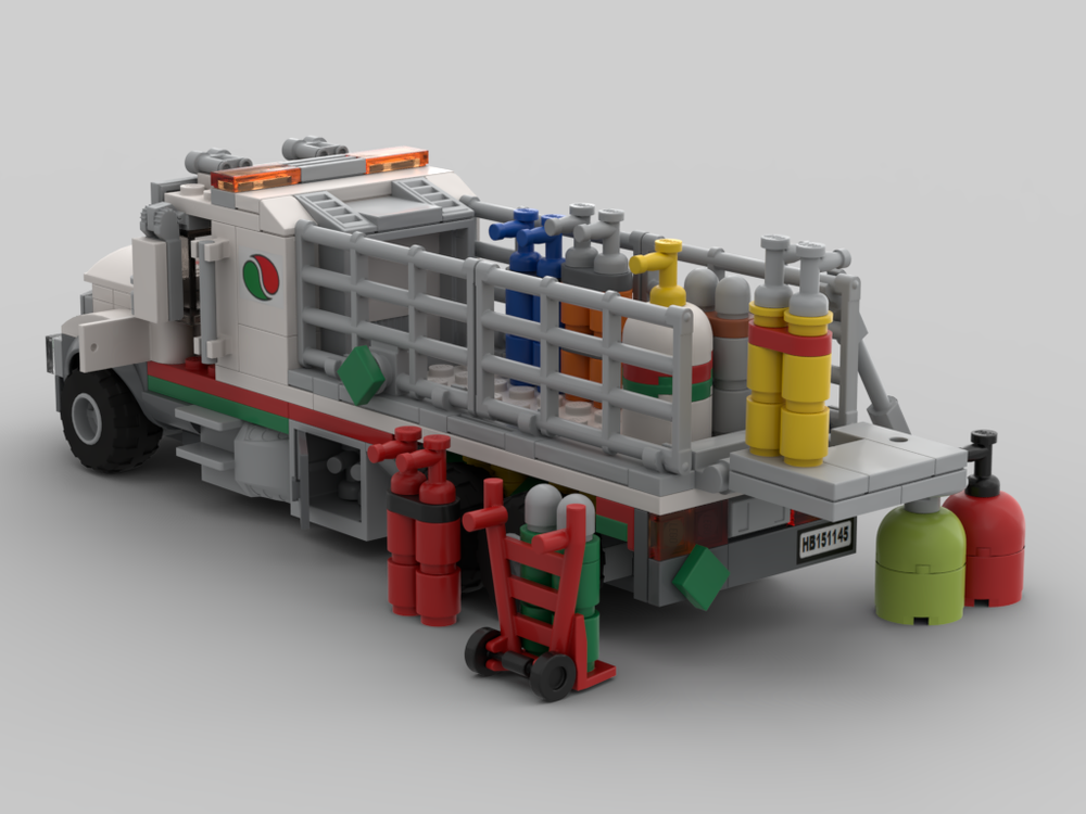 LEGO MOC Octan Gas Cylinder Delivery Truck by HaulingBricks ...