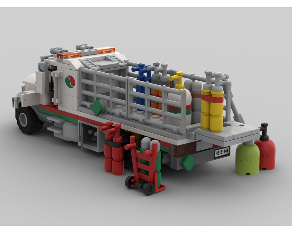 LEGO MOC Octan Gas Cylinder Delivery Truck by HaulingBricks ...