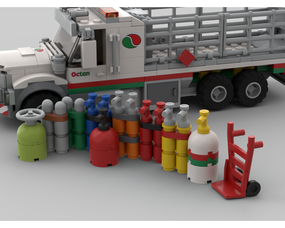 LEGO MOC Octan Gas Cylinder Delivery Truck by HaulingBricks ...