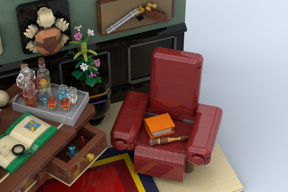 LEGO MOC Comfy Chair by the_halfangel | Rebrickable - Build with LEGO