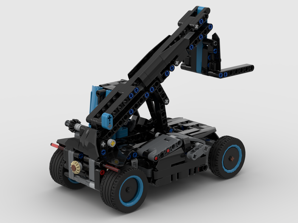 LEGO MOC Telehandler - Blue (42162) by ConstructionsByDonat ...