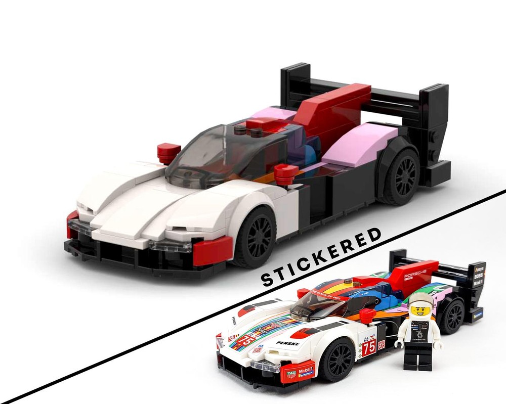 LEGO MOC Porsche 963 butterfly #75 by SFH_Bricks | Rebrickable - Build ...