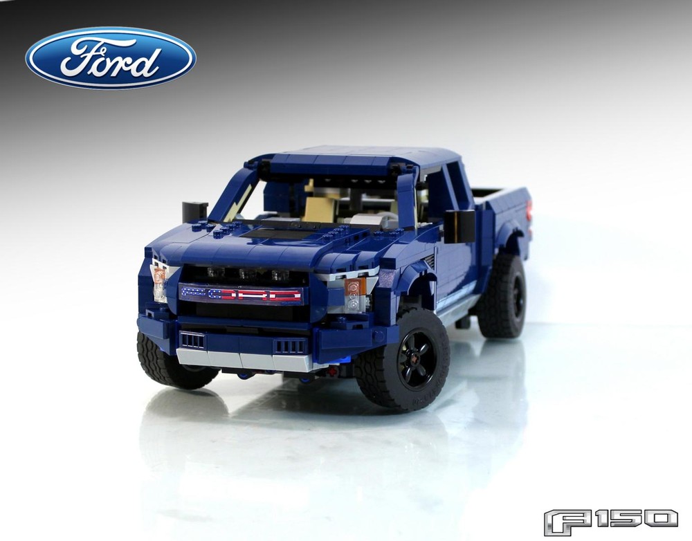 Lego Ford Truck Instructions LEGO MOC Ford F100 1972 Blue Version By