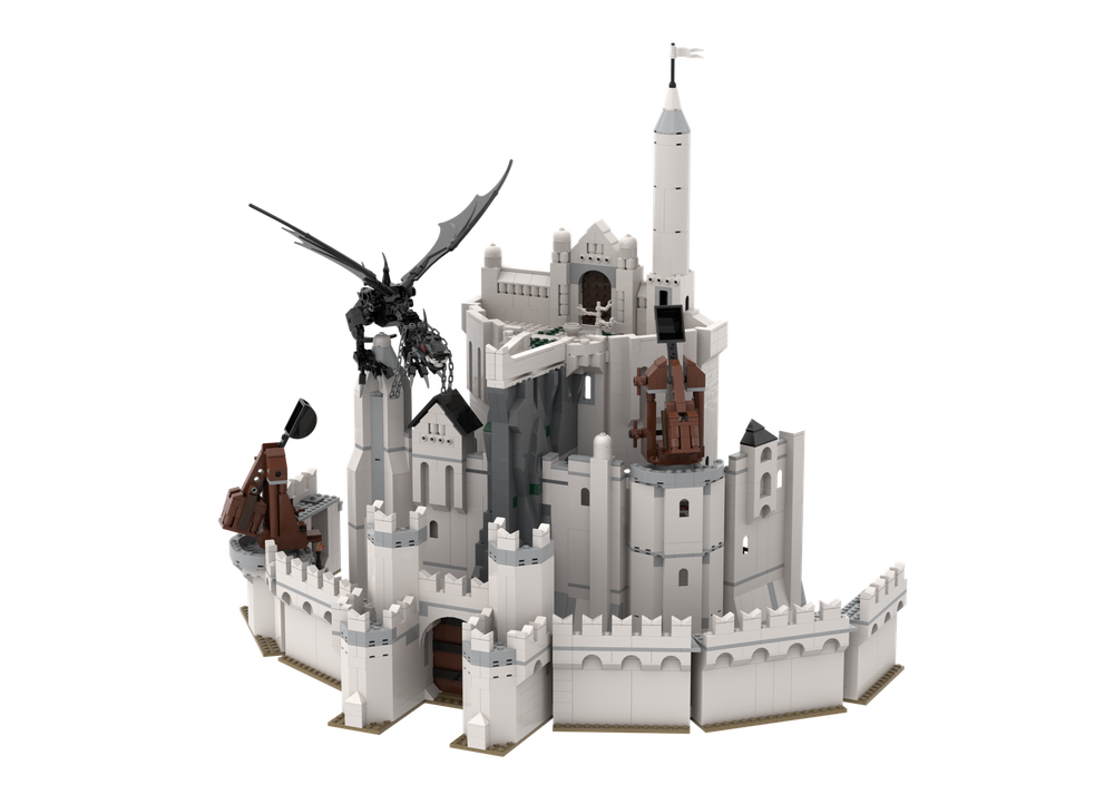 LEGO MOC The White City of Gondor by LordBricker | Rebrickable - Build ...