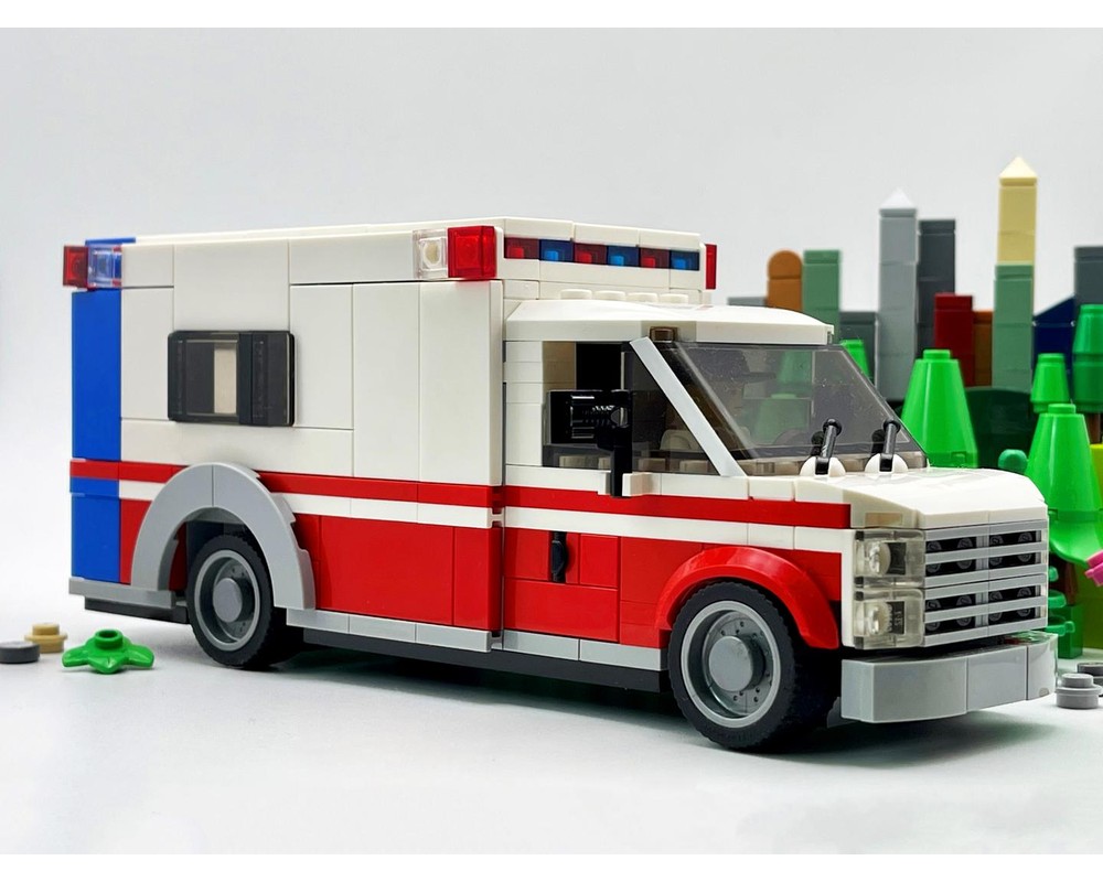 LEGO MOC Ambulance by IBrickedItUp | Rebrickable - Build with LEGO