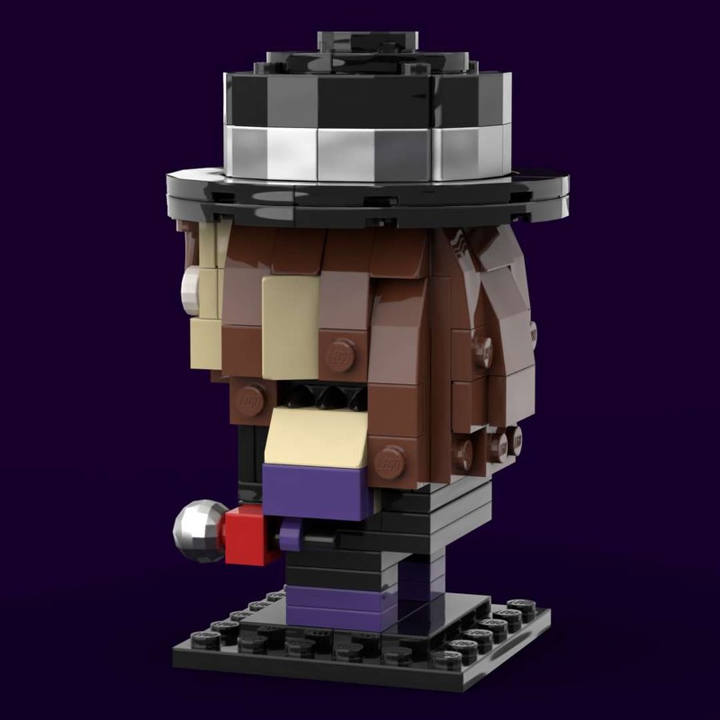 LEGO MOC WWF Undertaker Brickheadz by Brickbaba | Rebrickable - Build ...