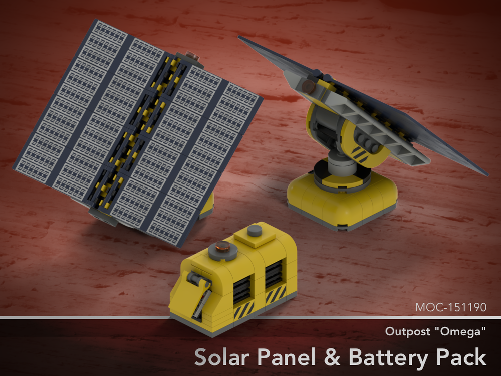 LEGO MOC Outpost Omega: Solar Panel & Battery Pack by brampf ...