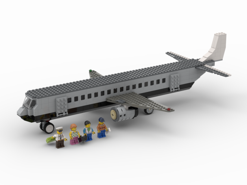 LEGO MOC LEGO Short-Haul Passenger Plane (UPDATED) by LEGOgamer117 ...