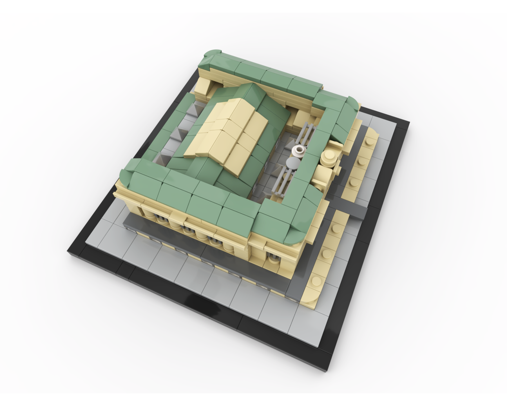 Lego Moc Grand Central Terminal Station 1800 Scale By Spbrix
