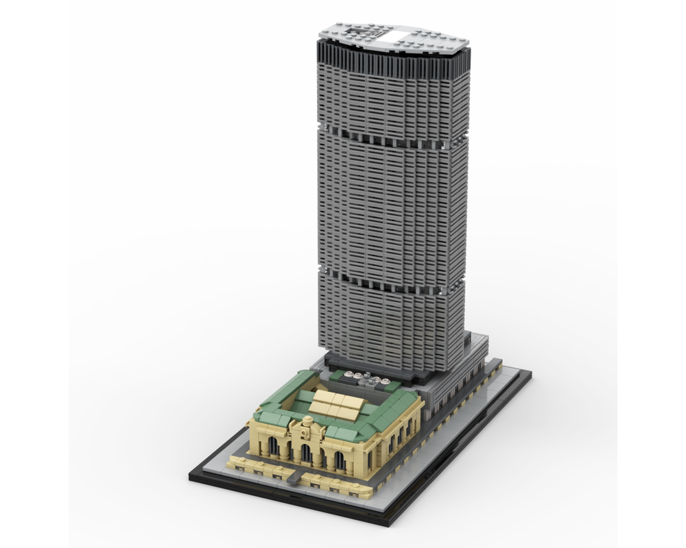 Lego Moc Grand Central Terminal Station 1800 Scale By Spbrix