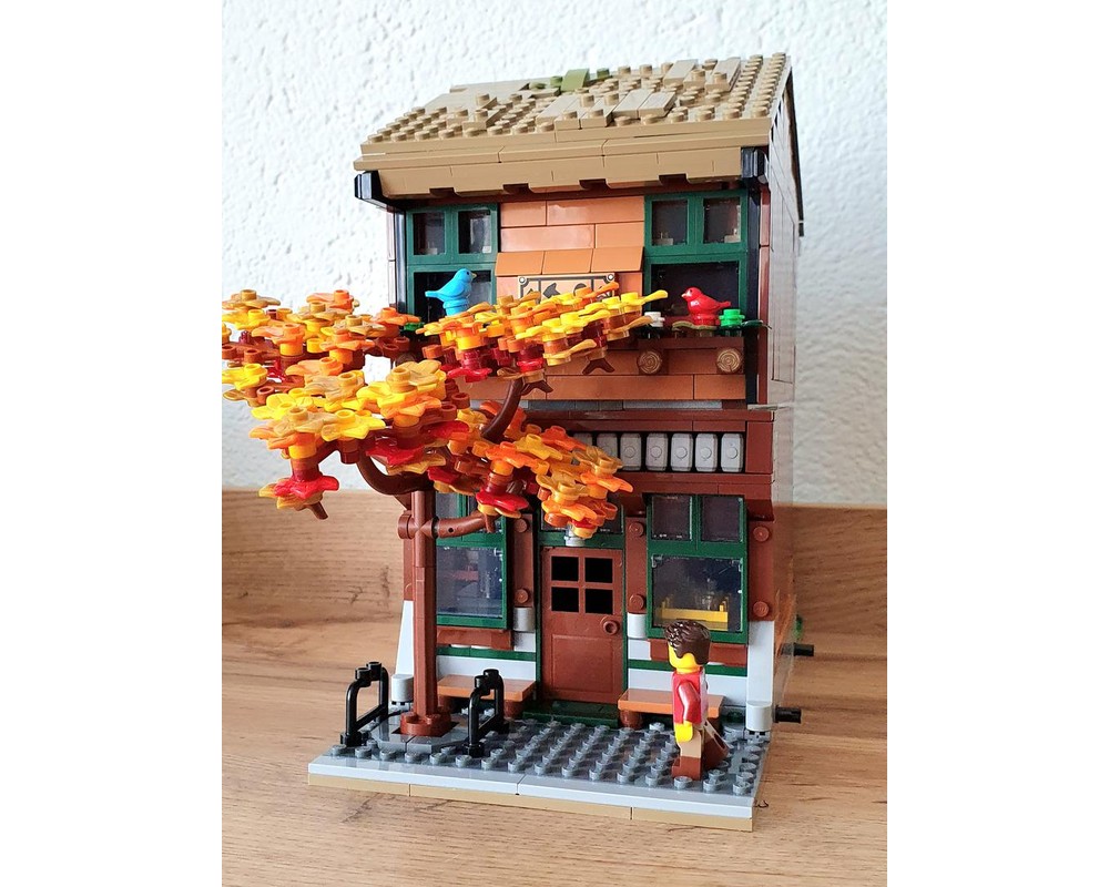 LEGO MOC Cabin Café by Gr33tje13 | Rebrickable - Build with LEGO