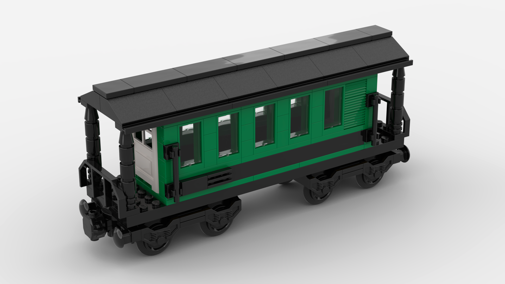 LEGO MOC My Own Train Passenger Wagon Mod by BatteryPoweredBricks ...