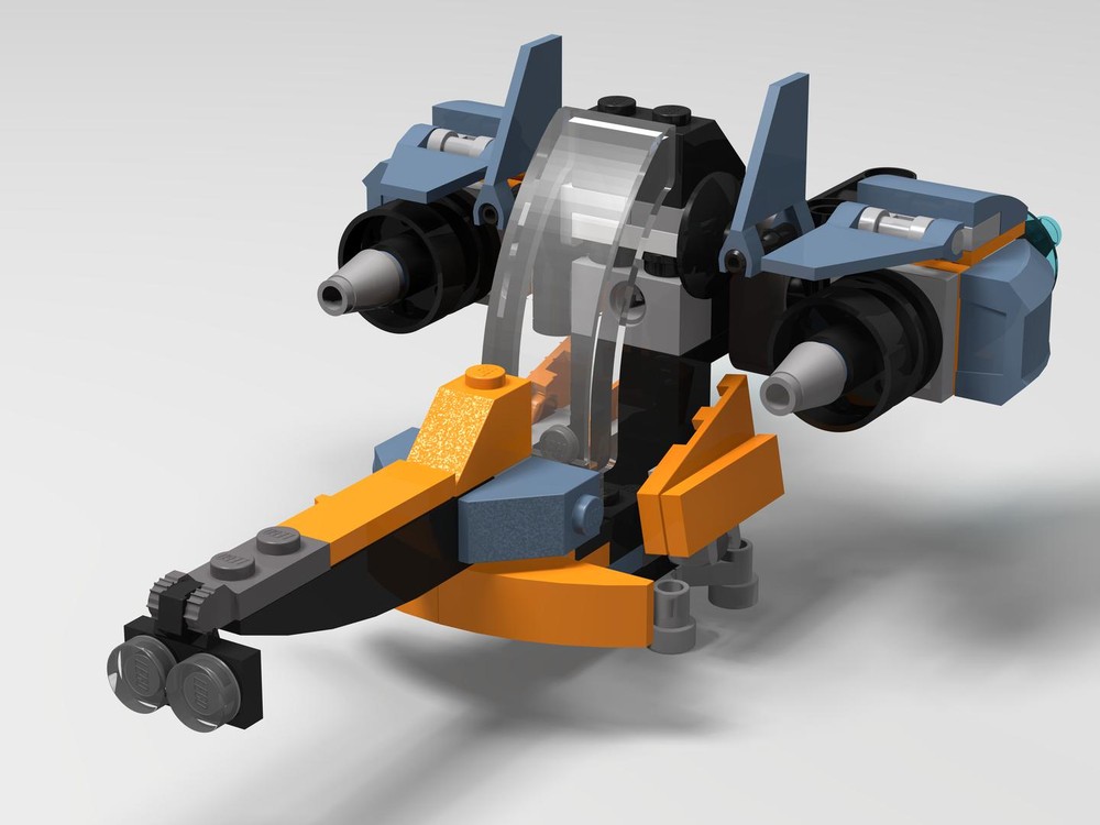 LEGO MOC Exploration Capsule Cannon by Martin_B09 | Rebrickable - Build ...