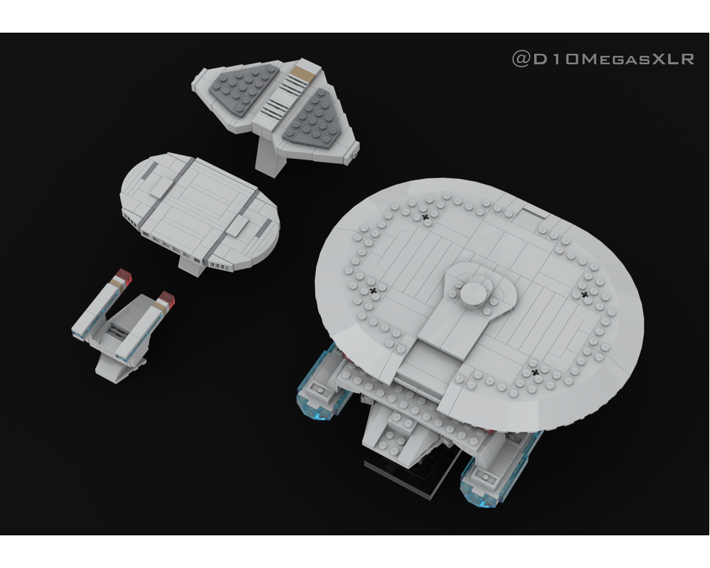 Lego Moc Nebula Class With Mods V275 By D10megasxlr Rebrickable