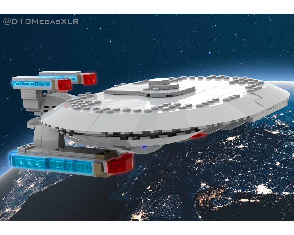 LEGO MOC Nebula Class (with Mods) (v2.75) by D10MegasXLR | Rebrickable ...