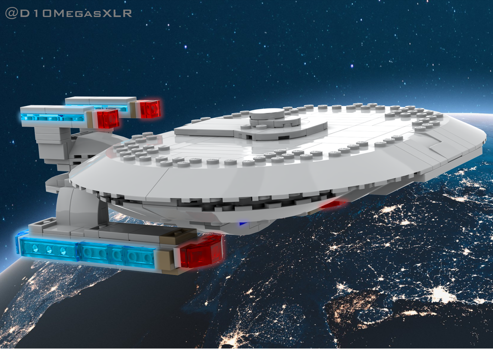 LEGO MOC Nebula Class (with Mods) (v2.75) by D10MegasXLR | Rebrickable ...