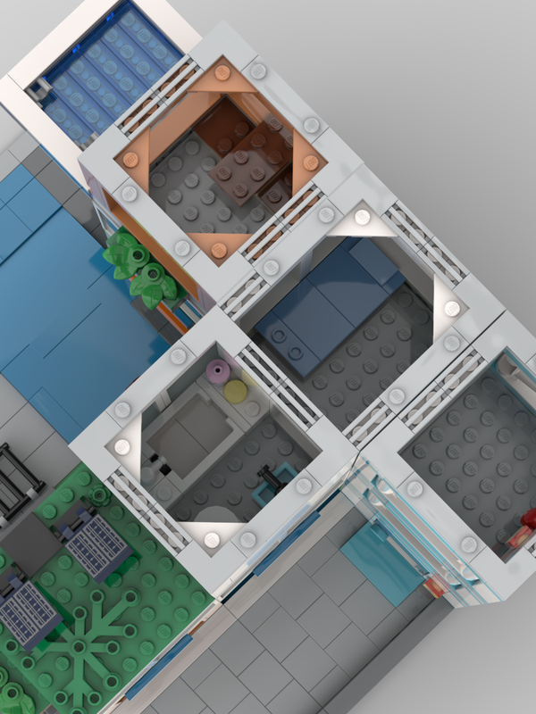 LEGO MOC Luxury Apartment Modular by KTBrickworks | Rebrickable - Build ...