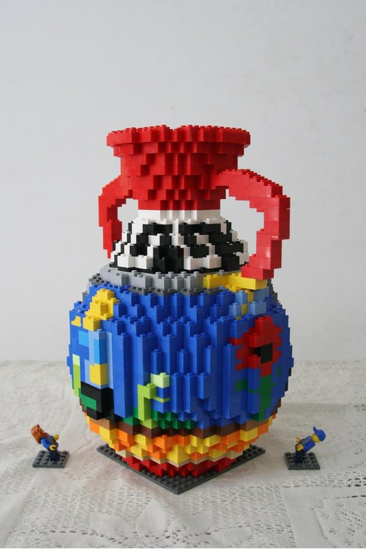 LEGO MOC Decorated Vase by LegoOri | Rebrickable - Build with LEGO